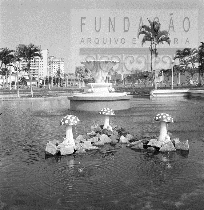 FONTE DO SAPO NA DÉCADA DE 1950 - Fundação Arquivo e Memória de Santos